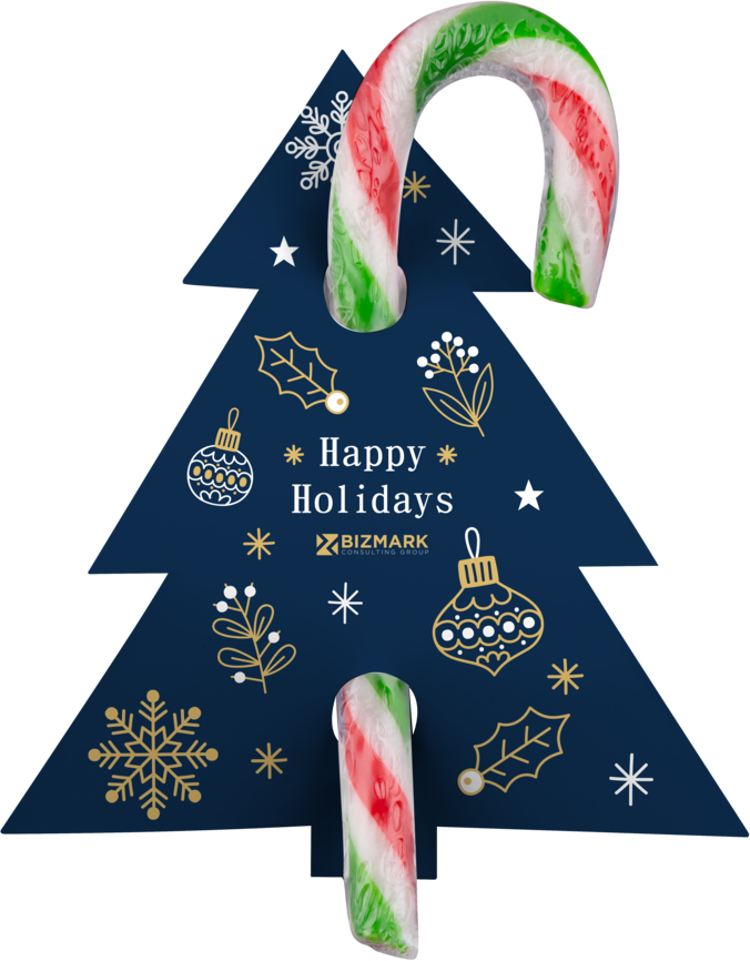 Candy Cane with Backing Card | Snap Products
