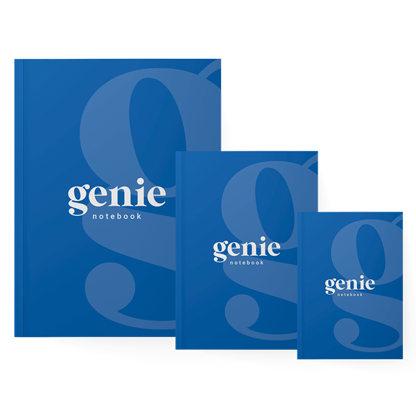 genie Notebook - A4 - Perfect Bound with Squared Corners | Snap Products